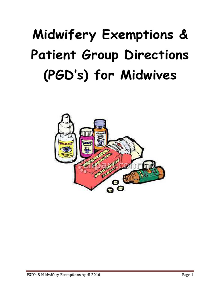 5e. PGD Midwifery Exemptions April 2016 | PDF | Midwife | Medical ...