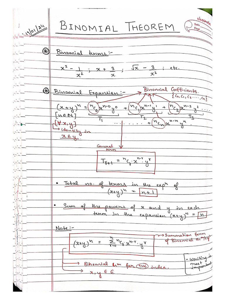Binomial + Complex | PDF