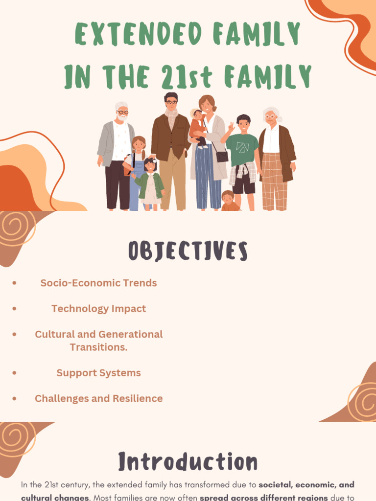 EXTENDED FAMILY IN THE 21st FAMILY | PDF | Cost Of Living | Family