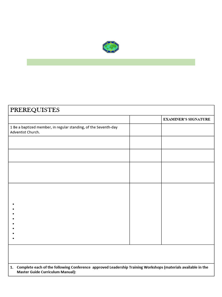 RC Master Guide Card - Edited | PDF | Seventh Day Adventist Church ...