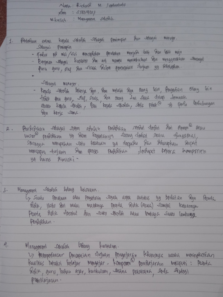 Uts Management Richard | PDF