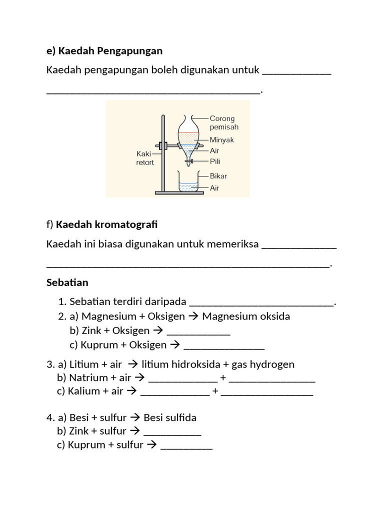 Pengasingan Campuran | PDF