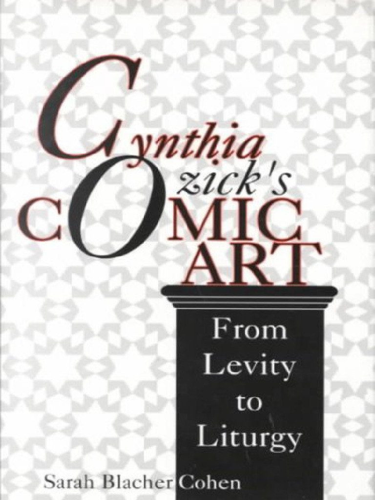 (Jewish Literature and Culture) Sarah Blacher Cohen - Cynthia Ozick's ...