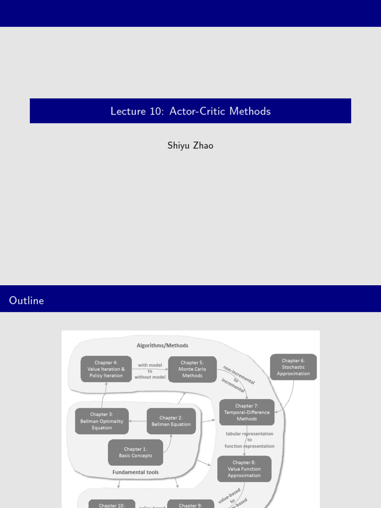 L10 Actor Critic With Animation | PDF | Variance | Algorithms