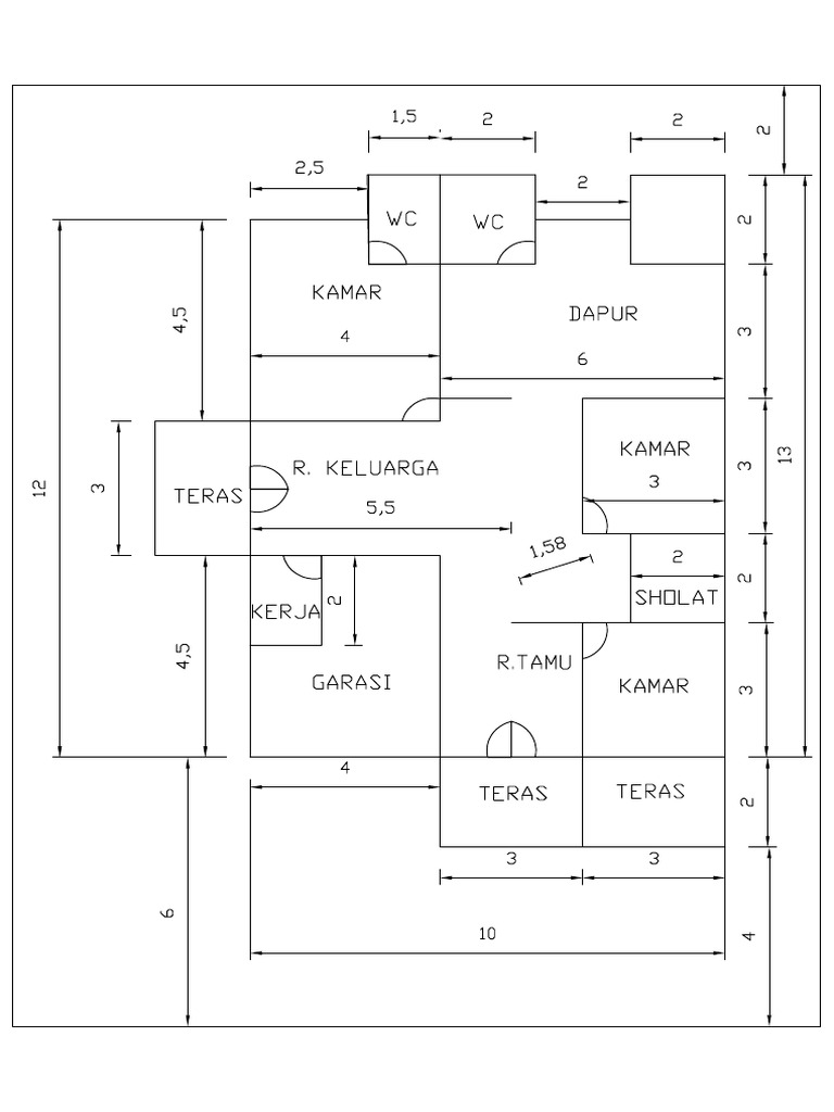 Nov Denah Model | PDF