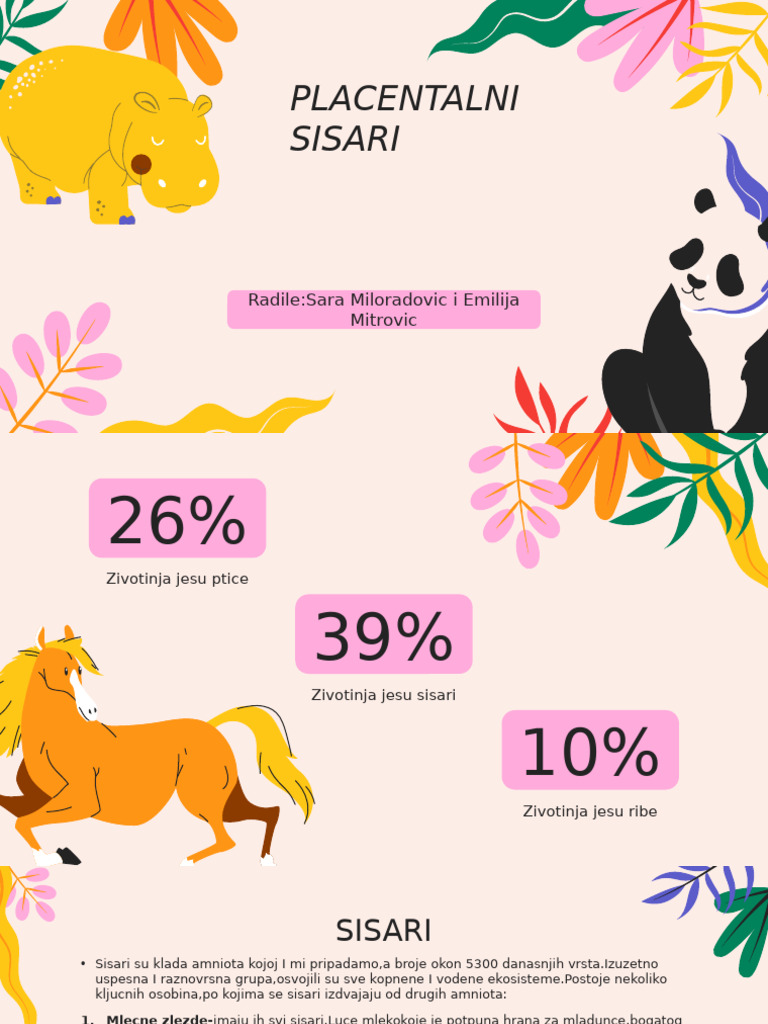 Biologija Sisari | PDF