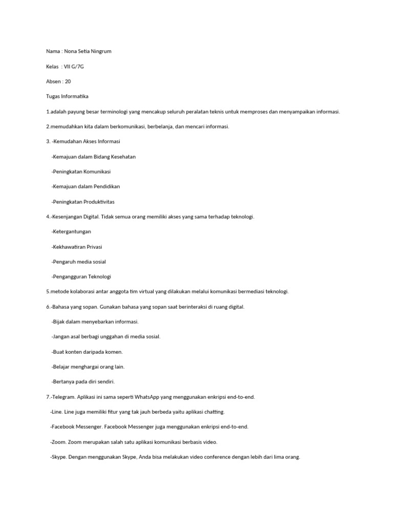 Nama - Rafi Akbar W | PDF | Komputer