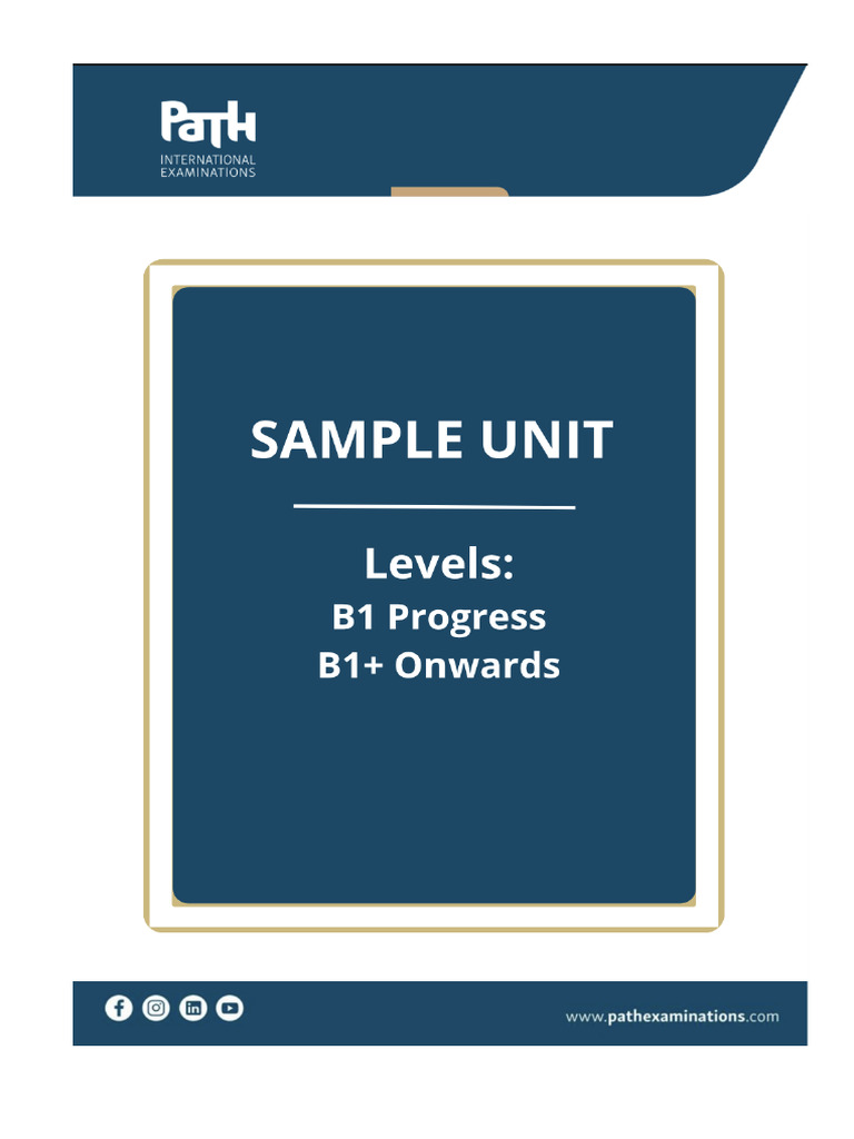 B1 Levels - Booklet | PDF | Friendship | Social Media