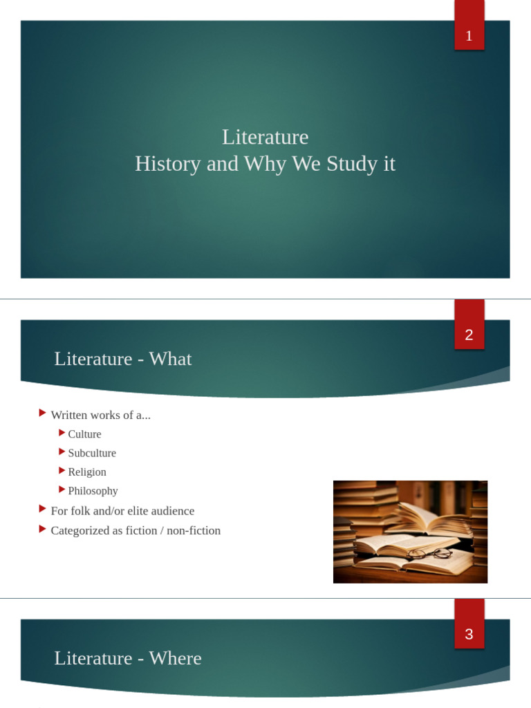 0 Literature Hows Whys | PDF