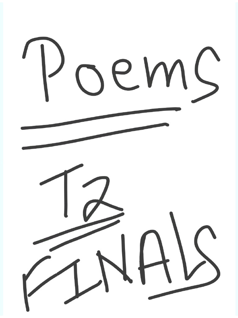 Term 2 All Poems | PDF