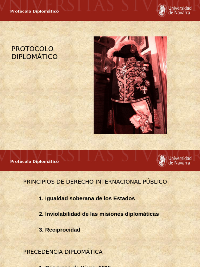 Protocolo Diplomatico - pptx-4 | PDF | Misión diplomática | Diplomacia