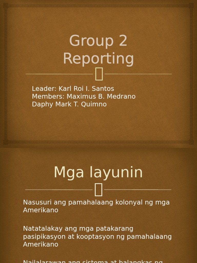 Group 2 AP Reporting VI SSES | PDF