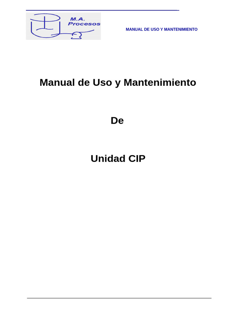 Manual Cip MODEL RV00 | PDF | Equipo de protección personal | Agua