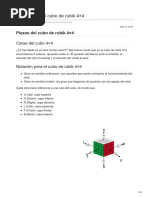 Algoritmos para resolver el cubo 4x4 | PDF