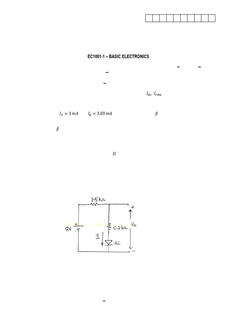 Model QP1 - Ec1001 1 | PDF | Electronic Circuits | Operational Amplifier