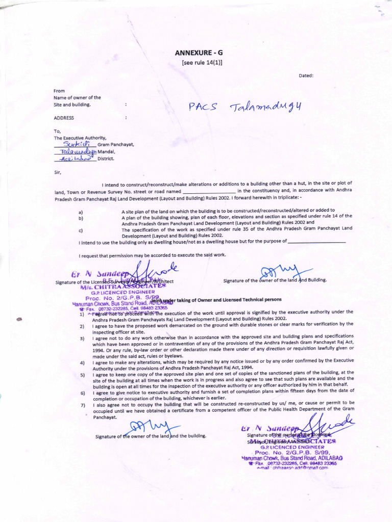Annexure G | PDF