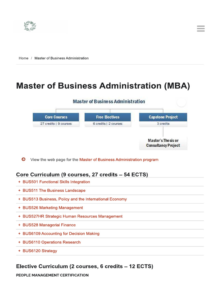 HAU Curriculum | PDF