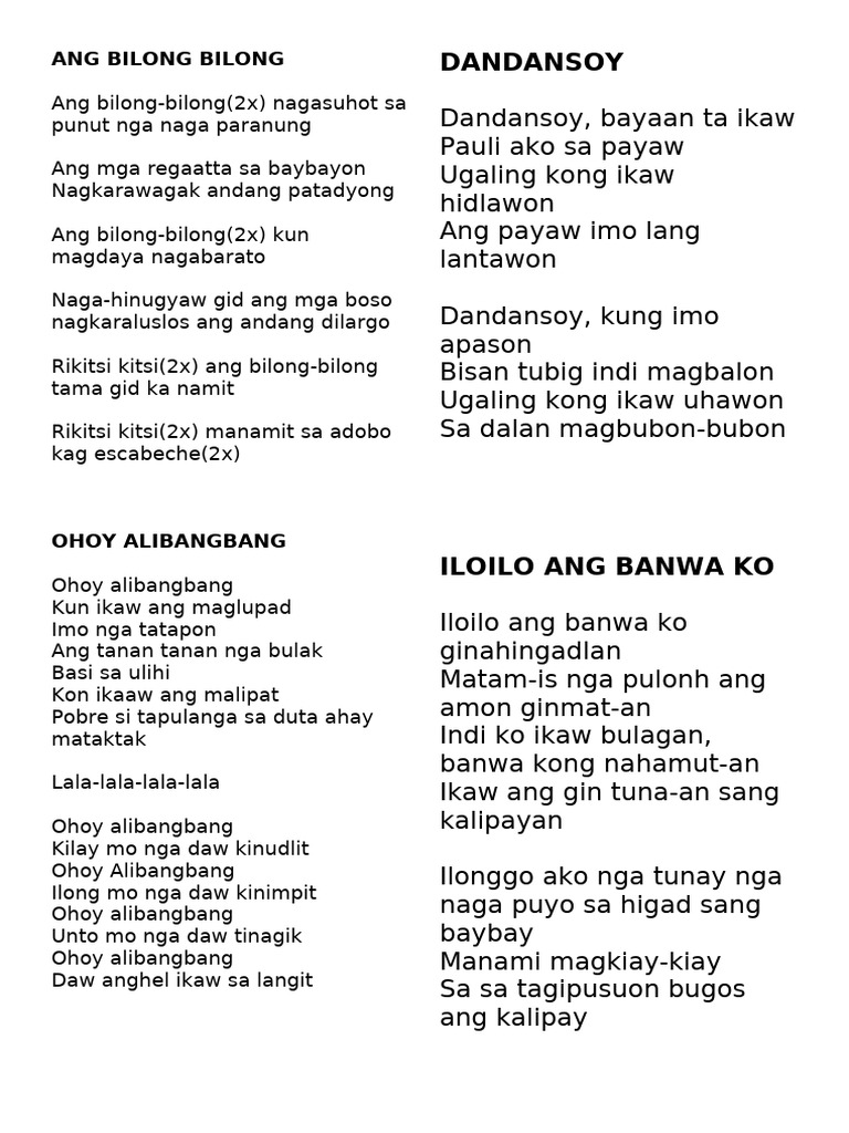 Ang Bilong Bilong | PDF