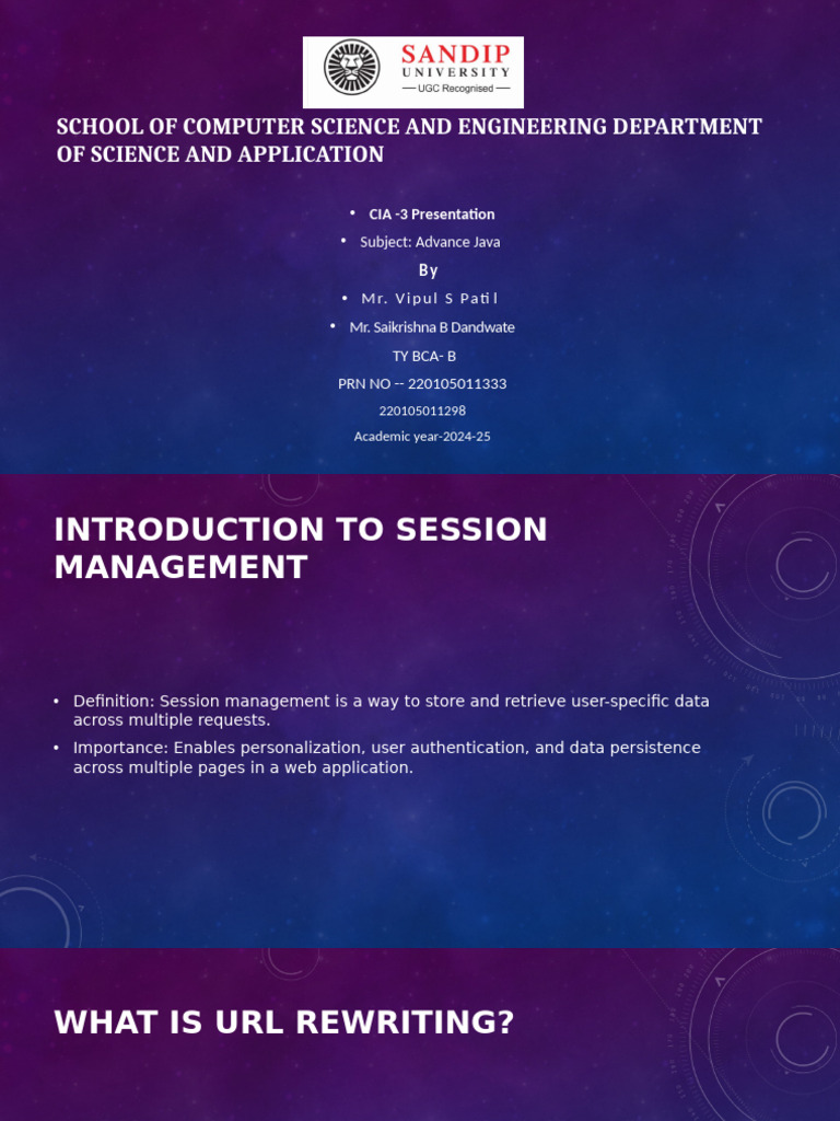 Session Management in Advanced Java | PDF | Http Cookie | Computer Science