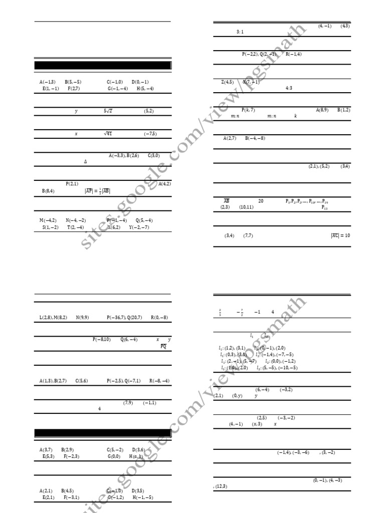 Straight Lines Practice | PDF | Line (Geometry) | Triangle