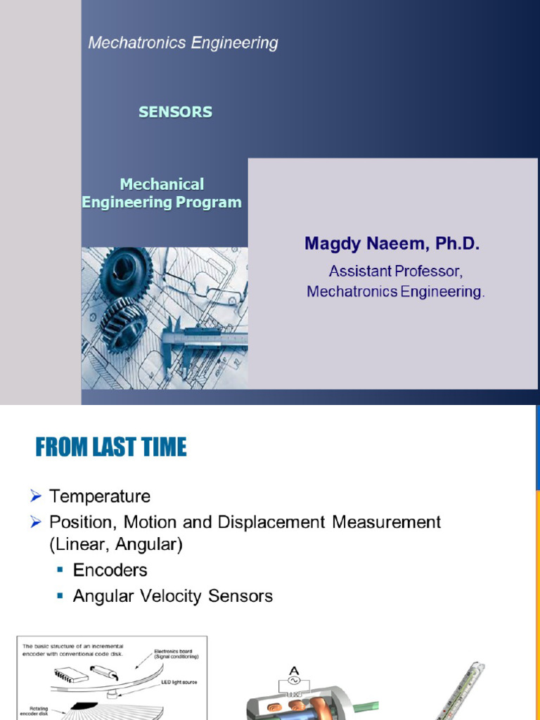 Unit 2-c Sensors. | PDF