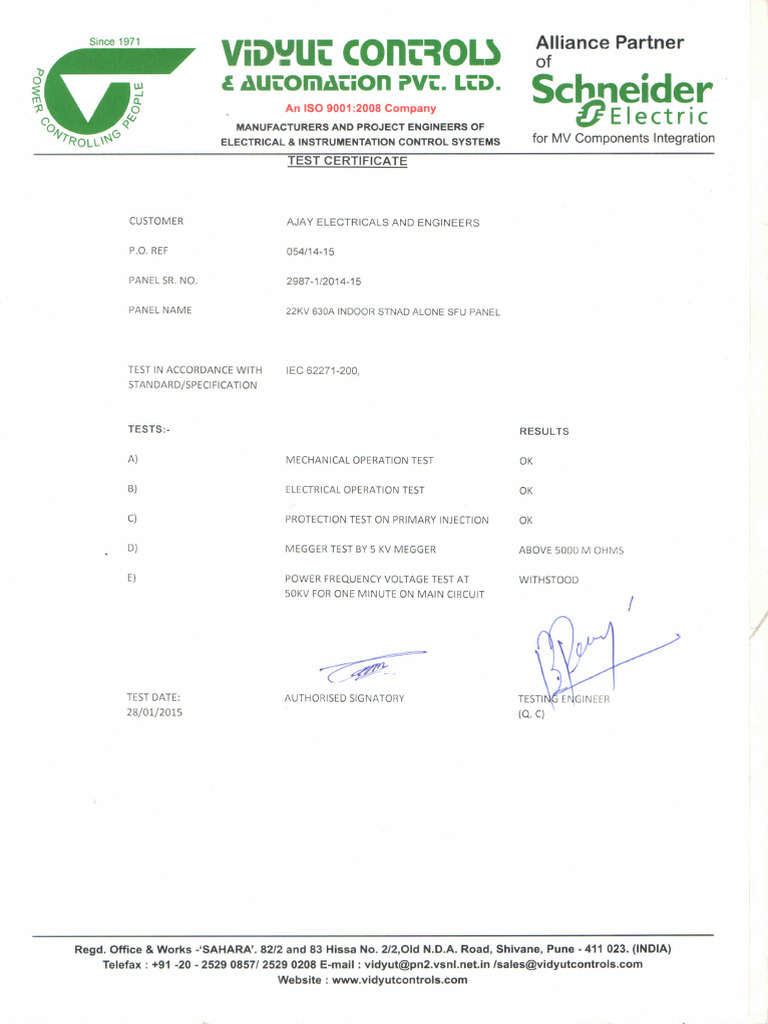 2987-1 PANEL TCs | PDF