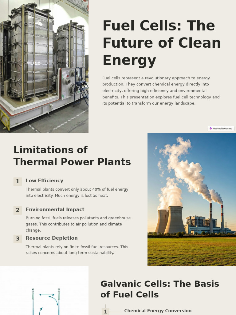 Fuel Cells The Future of Clean Energy | PDF | Fuel Cell | Fuels