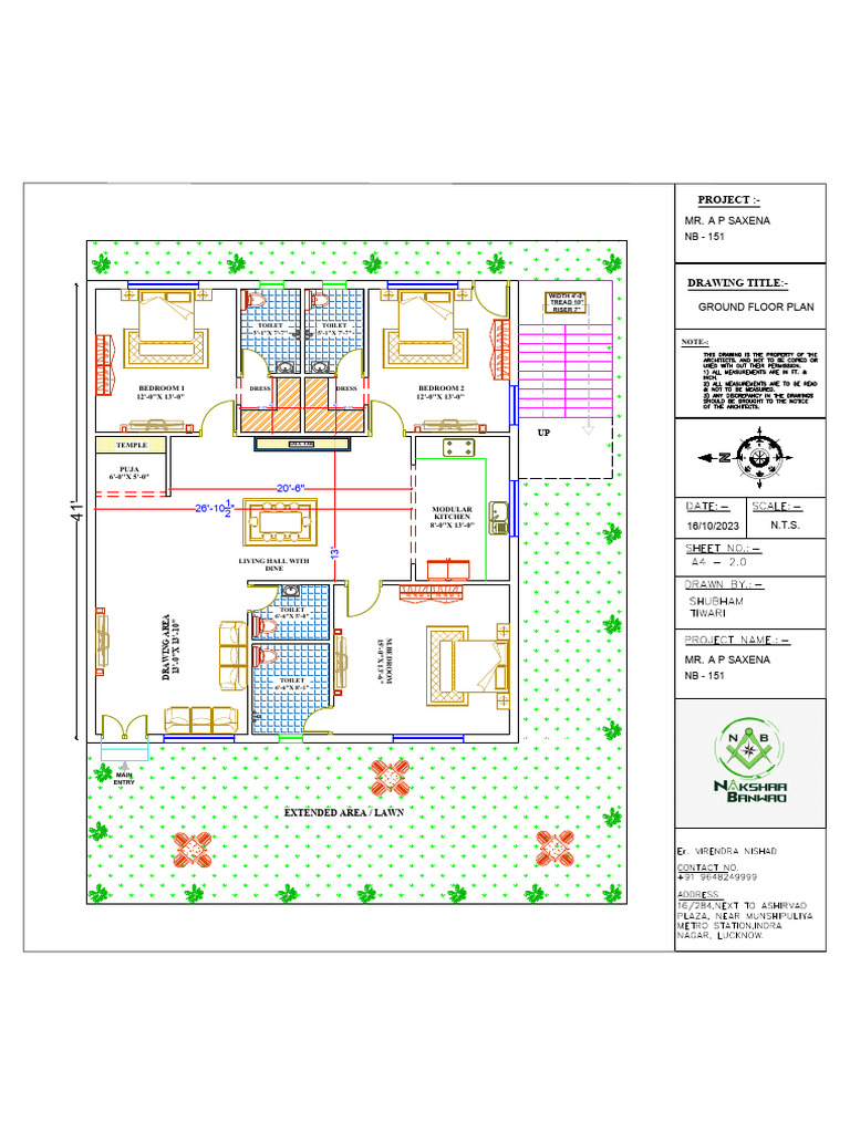 NB - Floor Plan & All Details Drawings | PDF | Stairs | Buildings And ...