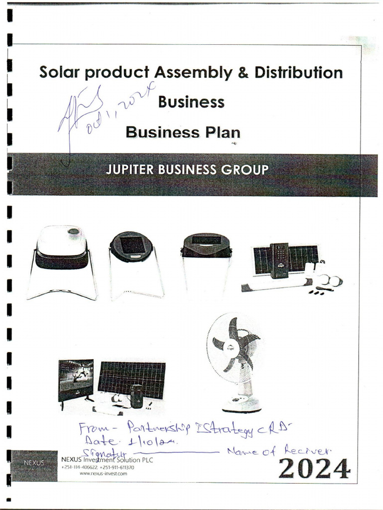 Solar Water Pump Project Proposal | PDF