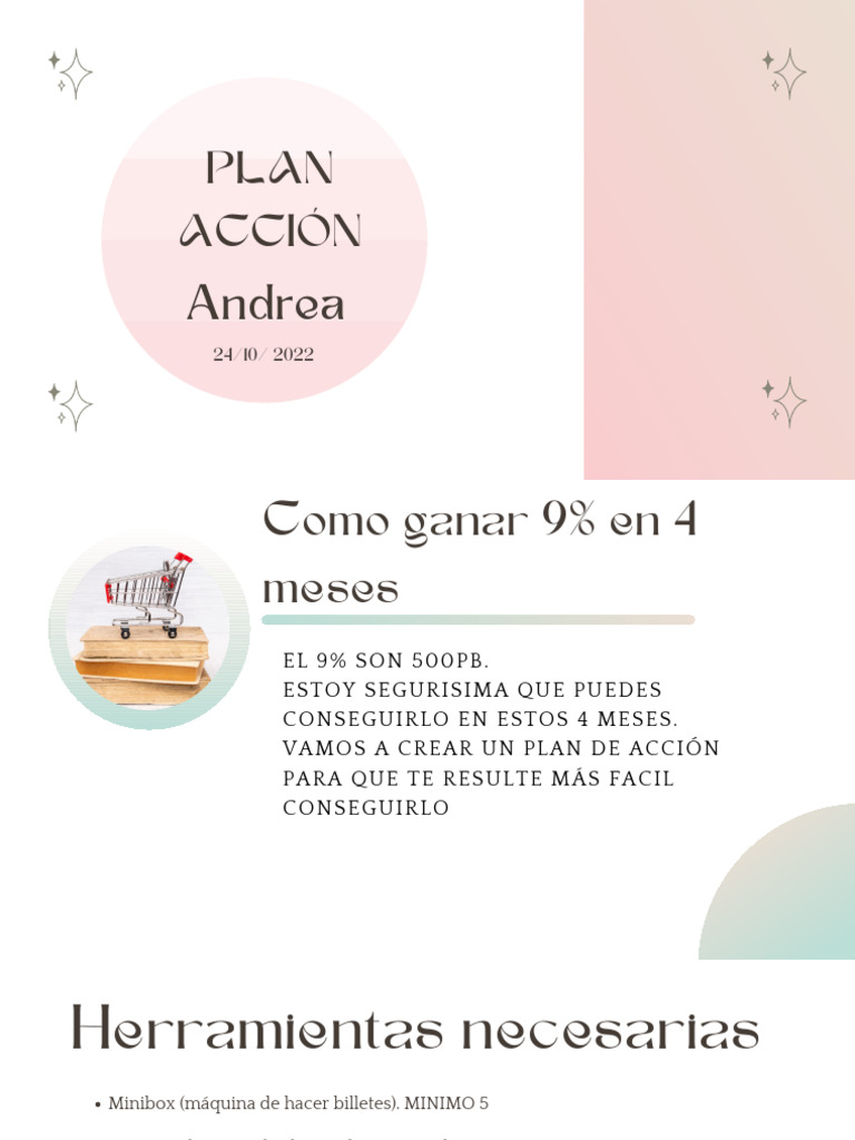 Plan de Acción para Lograr el 9% en 4 Meses | PDF | Crecimiento ...