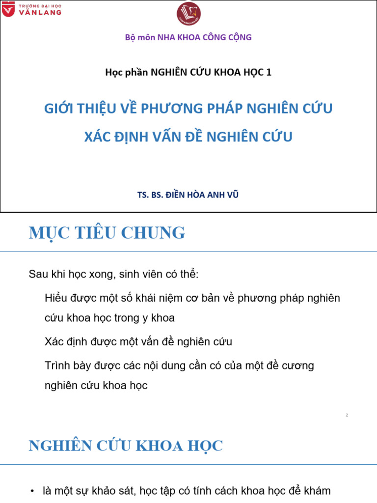 Bài 1 - NCKH 1 - G I SV | PDF