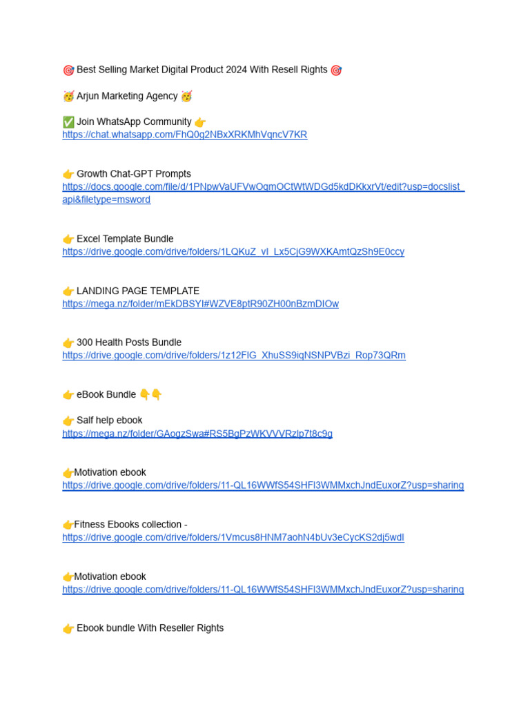 Best Selling Digital Product Bundles 2024 | PDF | Cultural Trends ...