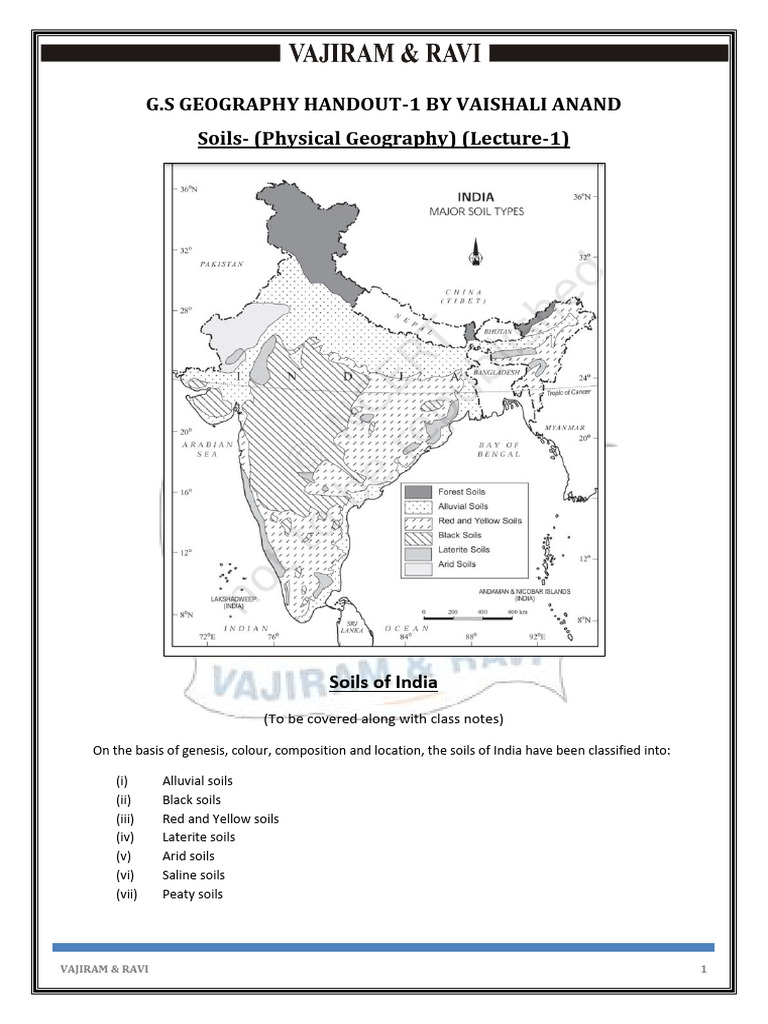 Soils Geography - GS 2022 - Class Handout-1 - 240130 - 223041 | PDF ...