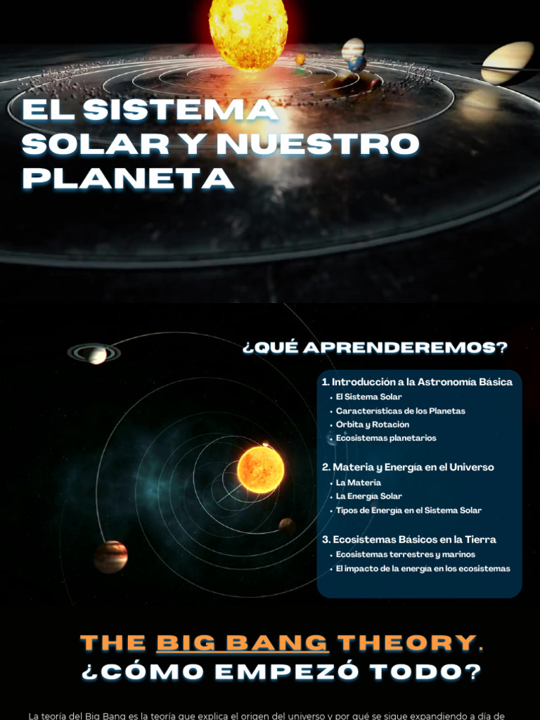 Introducción a la Astronomía y el Sistema Solar | PDF | Sistema solar ...