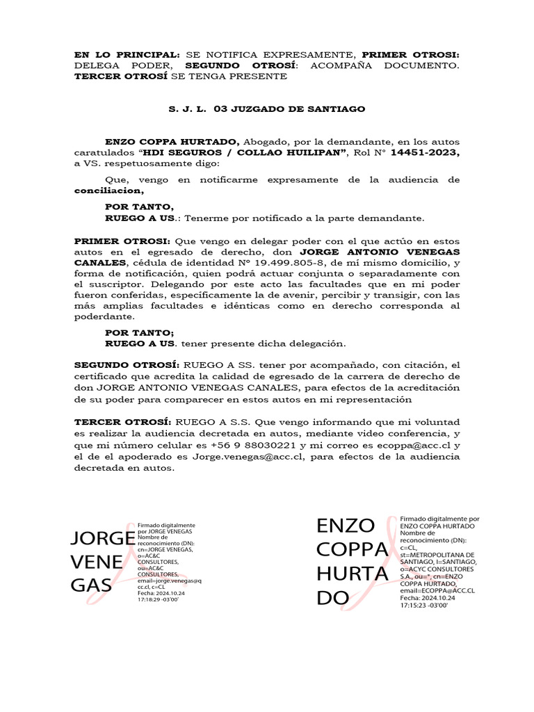 Delega Poder 14451-2023 | PDF