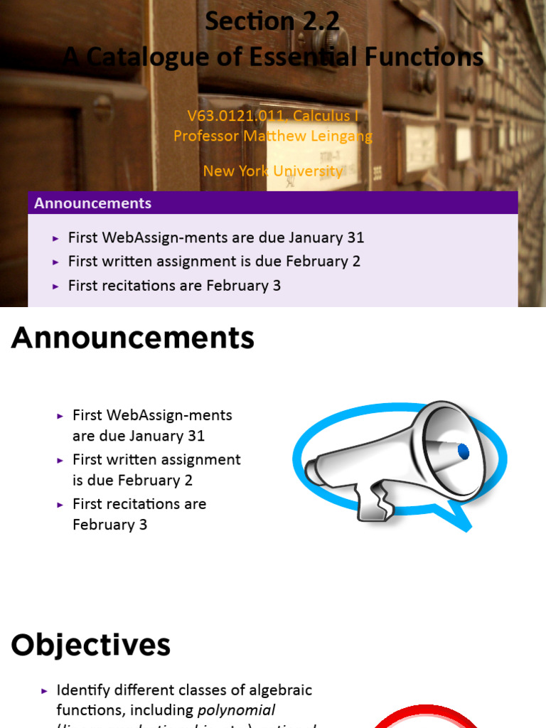 Lesson02 Acatalogueofessentialfunctions011slides 110126145141 Phpapp01 | PDF | Function ...