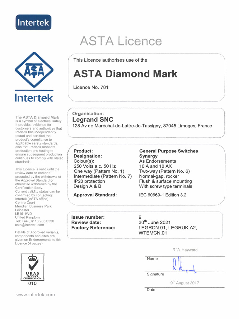 Legrand Synergy Leaflets | PDF