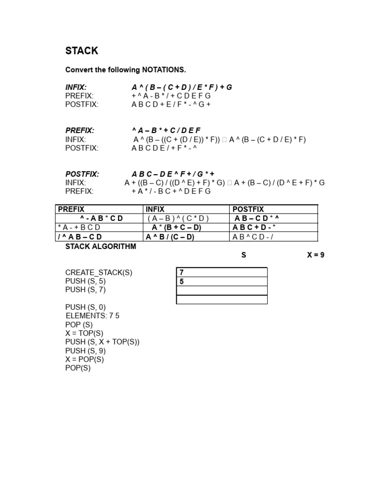 Sample - Stack and Queue | PDF