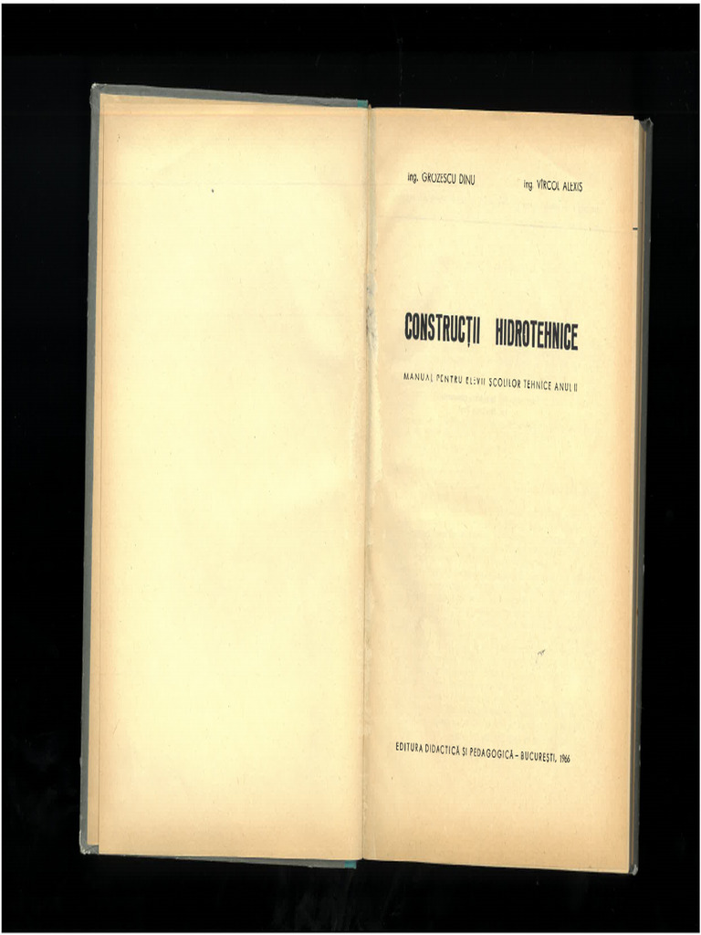 Constructii Hidrotehnice | PDF