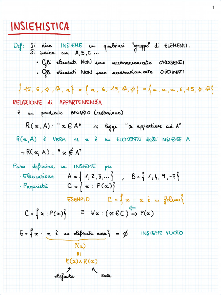 04 Insiemistica | PDF