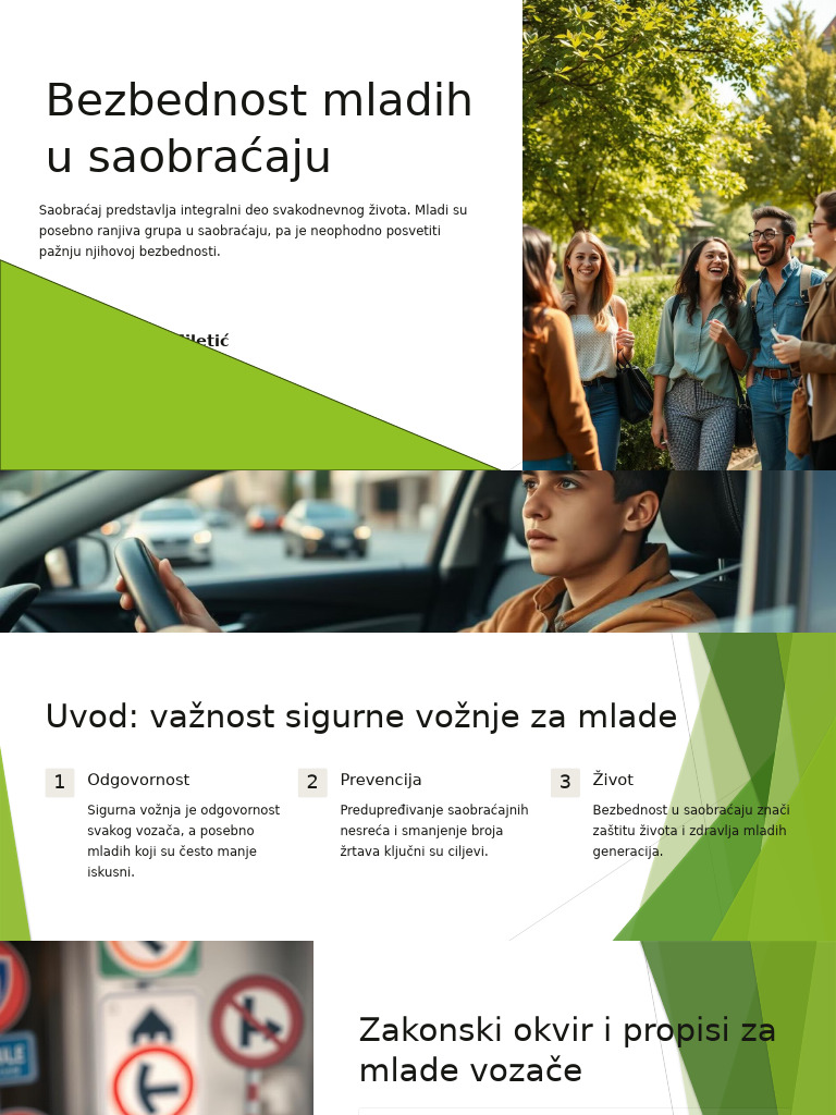 Bezbednost Mladih U Saobracaju | PDF