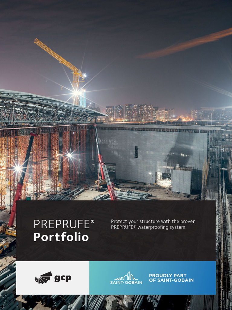 PREPRUFE Product Portfolio | PDF | Concrete | Building Engineering