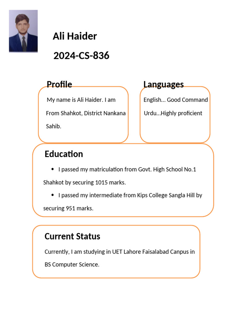 Ict CV | PDF