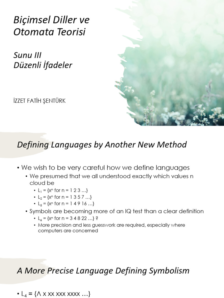 Lecture 3 Regular Expressions Pdf String Computer Science 8648