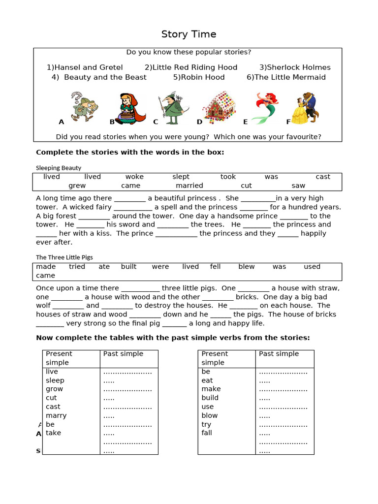 Story Time Fun Activities Games 7584 | PDF | Literary Motifs | European ...