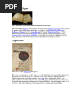 Overview of Codex Gigas Manuscript | PDF