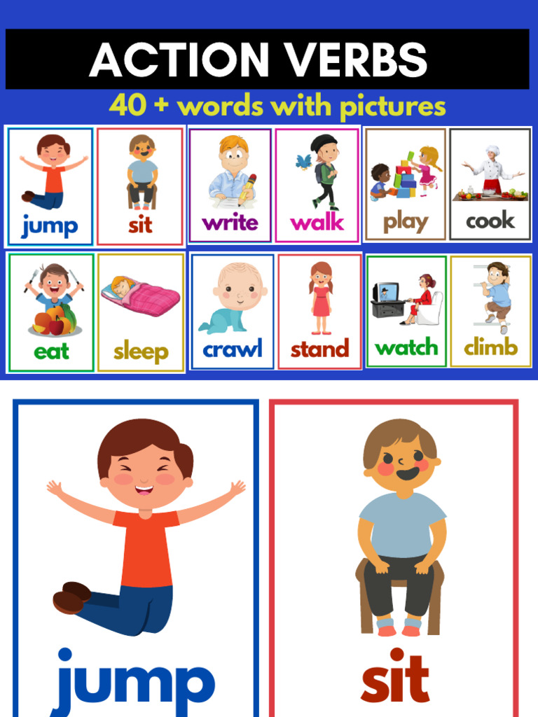 Flash Cards Verbs | PDF