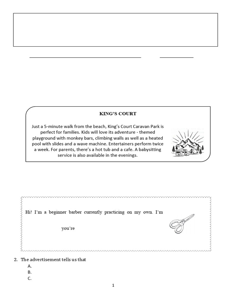 Penang Trial 2024 P1 - Reading | PDF