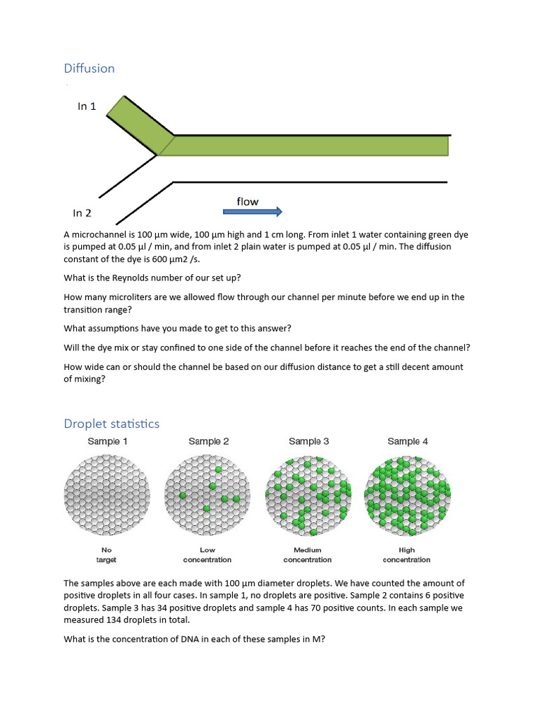 Intro - Diffusion and Droplets | PDF | Foreign Language Studies | Science & Mathematics