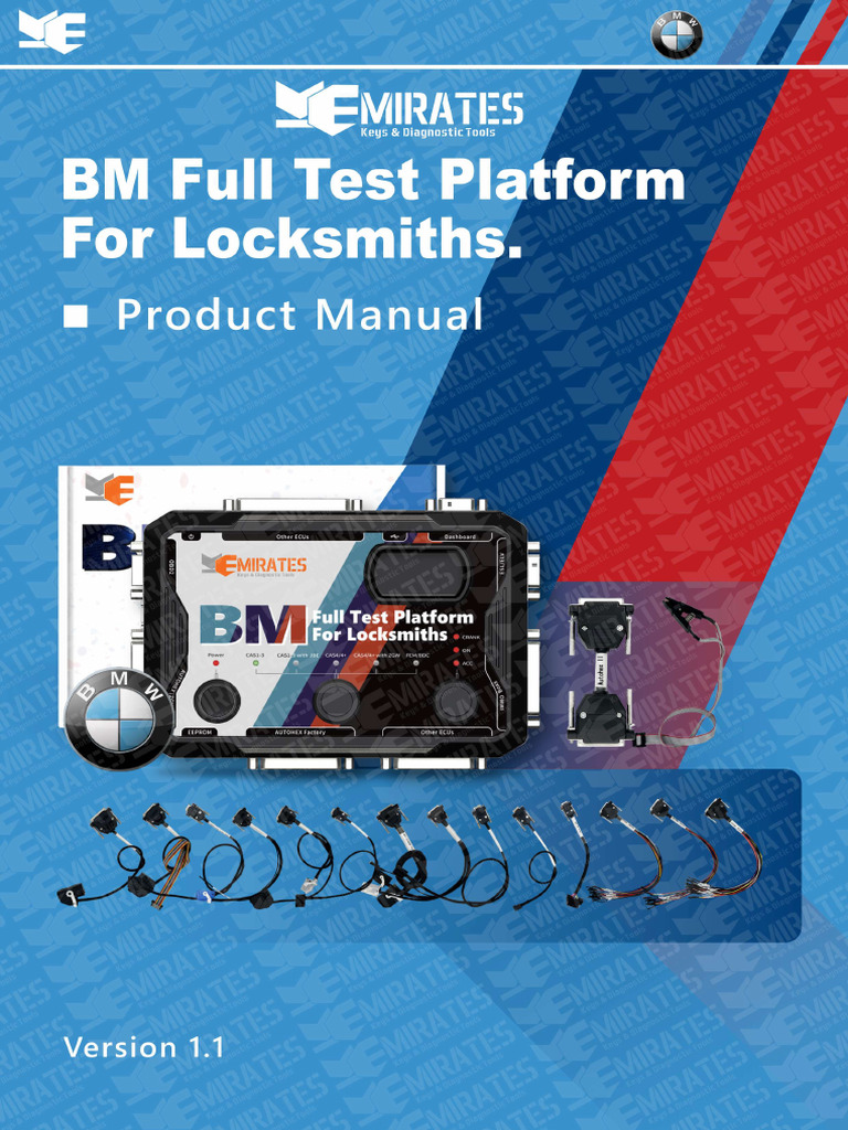 BMW Full Test Platform For Cas1 Cas2 Cas3 Cas3+ Cas3++ Cas4 Cas4+ Fem ...